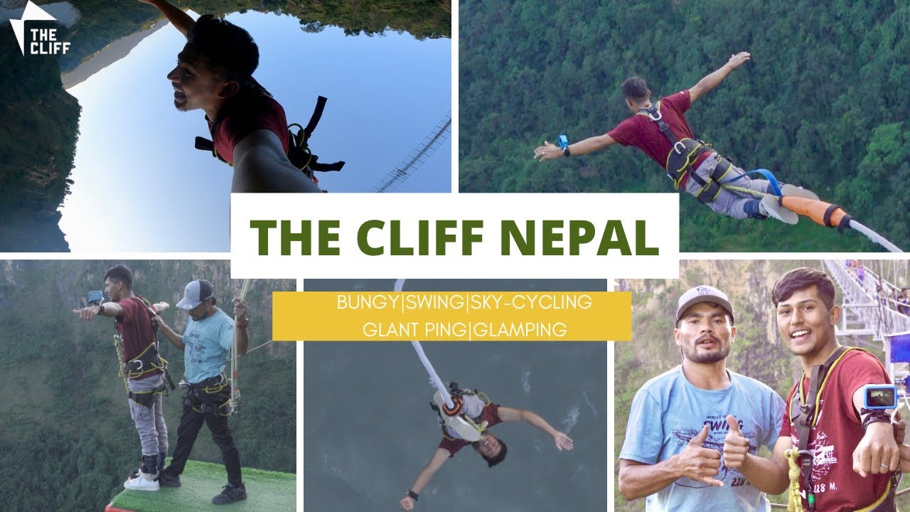 First Time Bungy Jump| World's Second Highest |228m | The Cliff Nepal ...