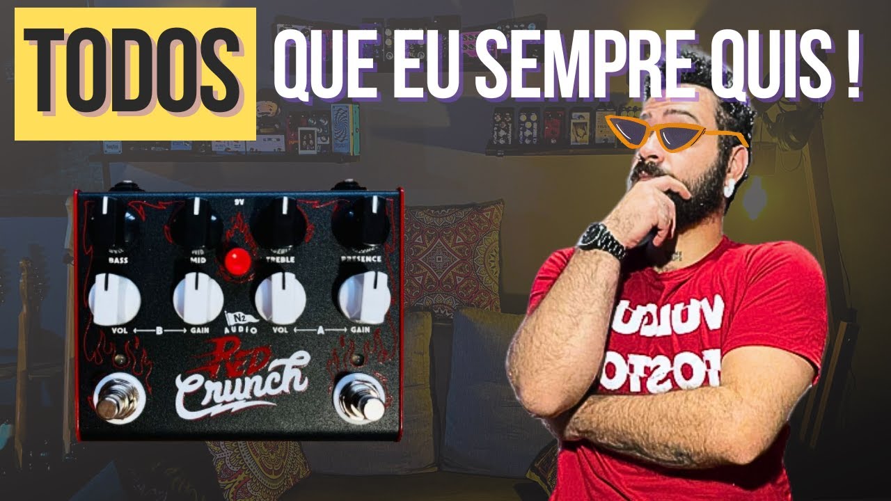 O Marshall in a box DEFINITIVO ? Pedal de overdrive RED CRUNCH N2 Audio ...