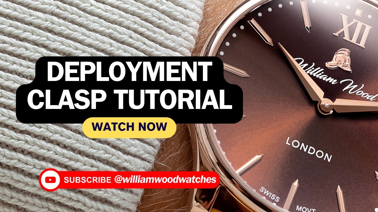 How To Operate Watch Deployment Clasps - YouTube