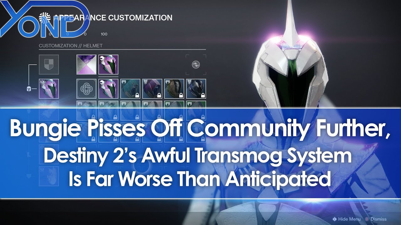 Destiny 2's Awful Transmog System Is Worse Than Anticipated, Bungie ...