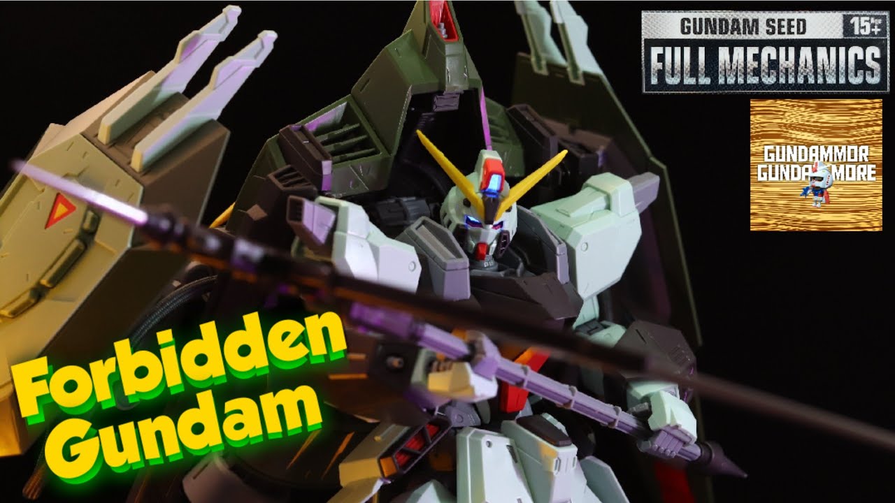 Forbidden Gundam - Full Mechanics 1/100 Speed Build - YouTube