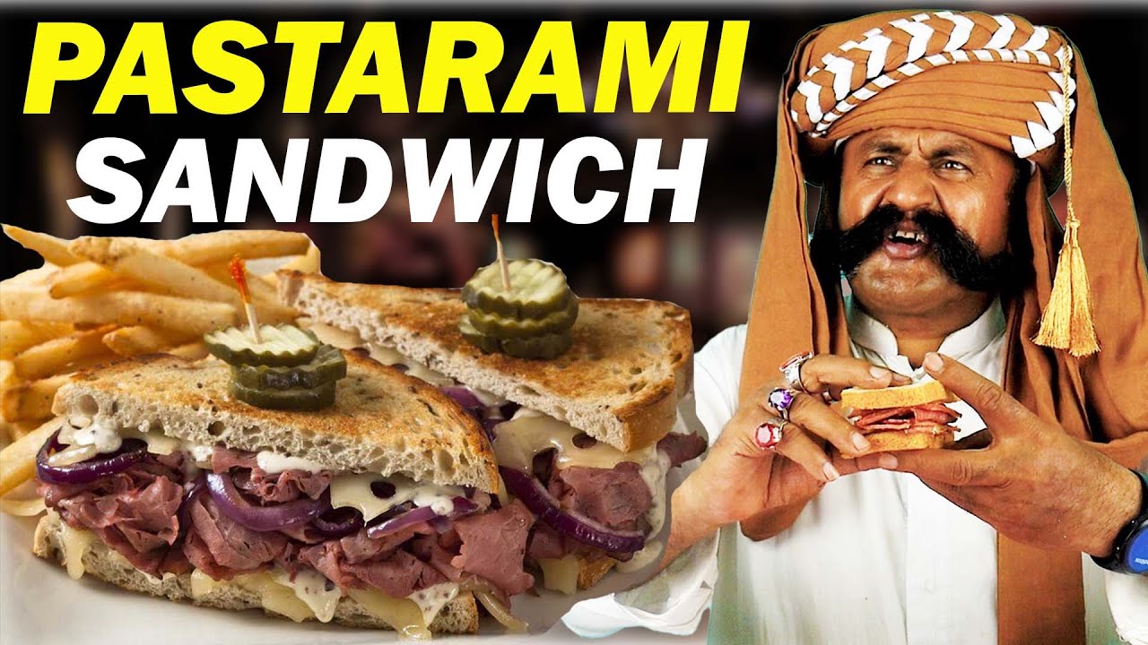 Tribal People Try Pastrami Sandwich - YouTube