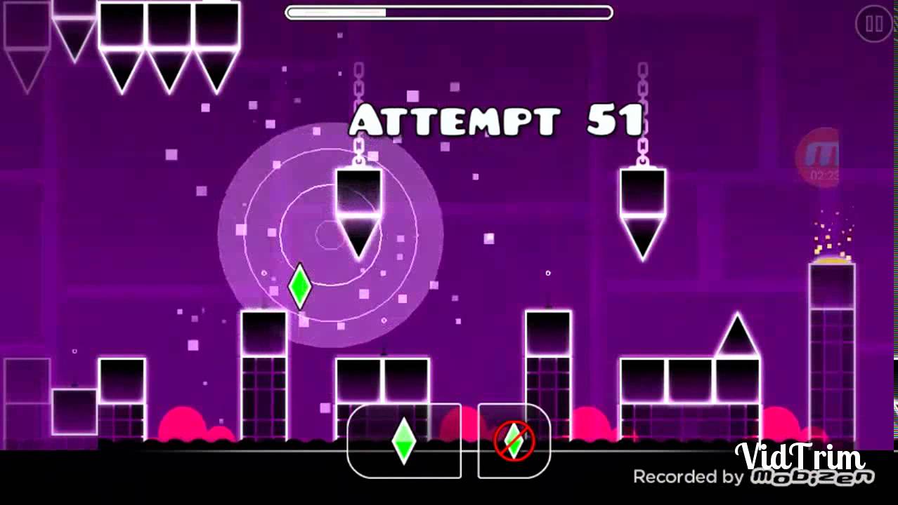 Geometry dash practice mode #xstep - YouTube
