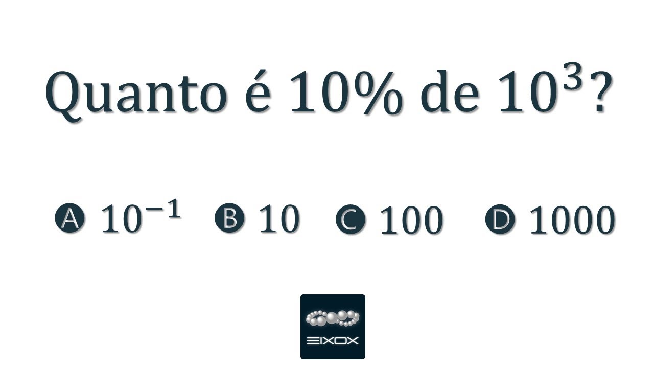 Matem tica B sica Desafio Eixox Quanto 10 De 10 Elevado A 3 19 Matem tica B sica Desafio Eixox Quanto 10 De 10 Elevado A 3 19