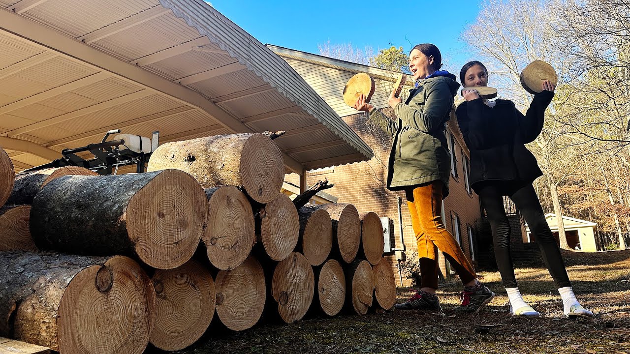 How I Mill over 500 WOOD COOKIES for Wedding and Party Decor on my ...