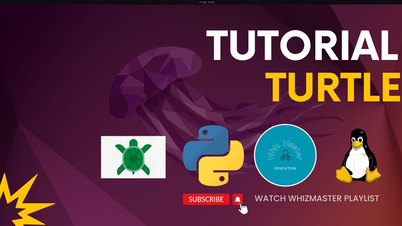 PythonTurtle Tutorial in Ubuntu | How to Install&Uninstall PythonTurtle ...