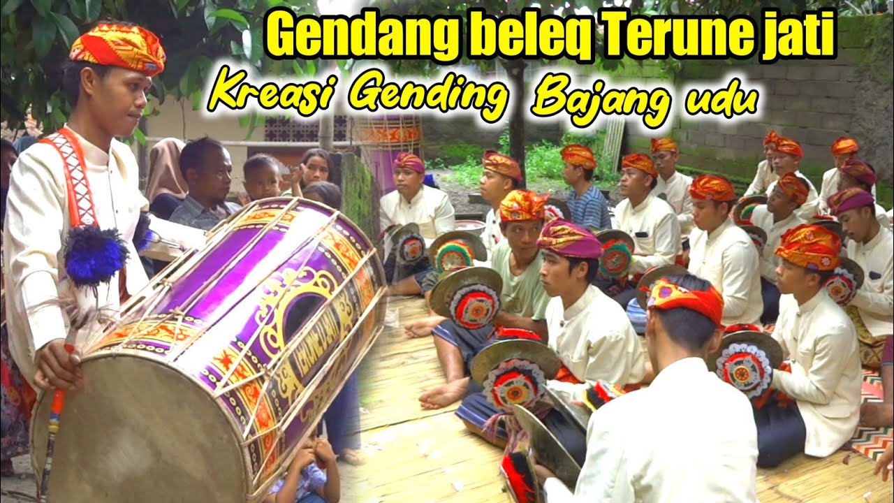 Tabuh Kreasi Gending Bajang udu Versi Gendang beleq Terune jati - YouTube
