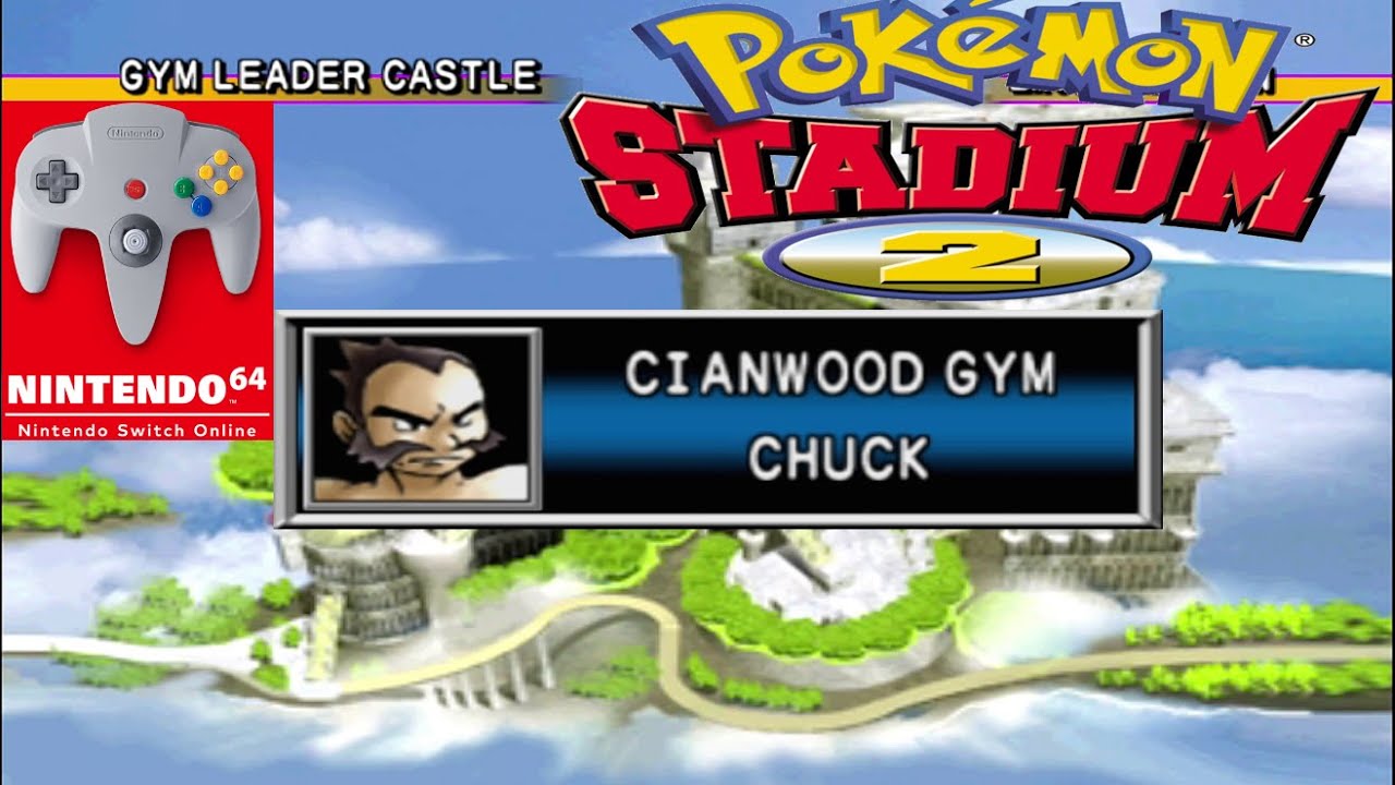 Pokemon Stadium 2 (Switch) - Cianwood Gym City Gameplay - YouTube