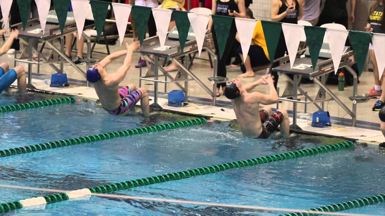 Brother Rice Swimming and Diving 2015 State Championship - YouTube