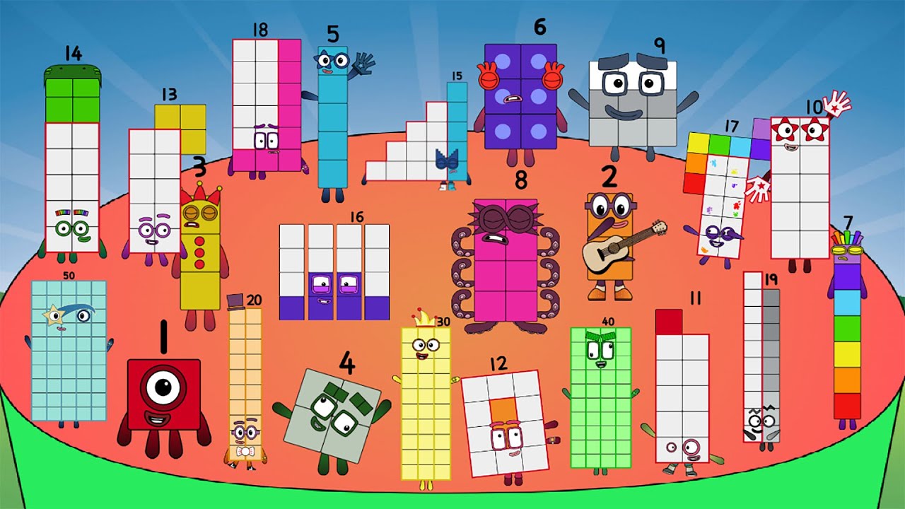 Numberblocks All Dance Remix @phobiablocksstudio - YouTube