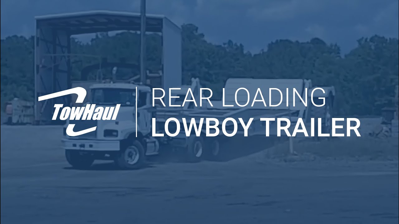TowHaul Rear-Loading Lowboy Trailer - YouTube