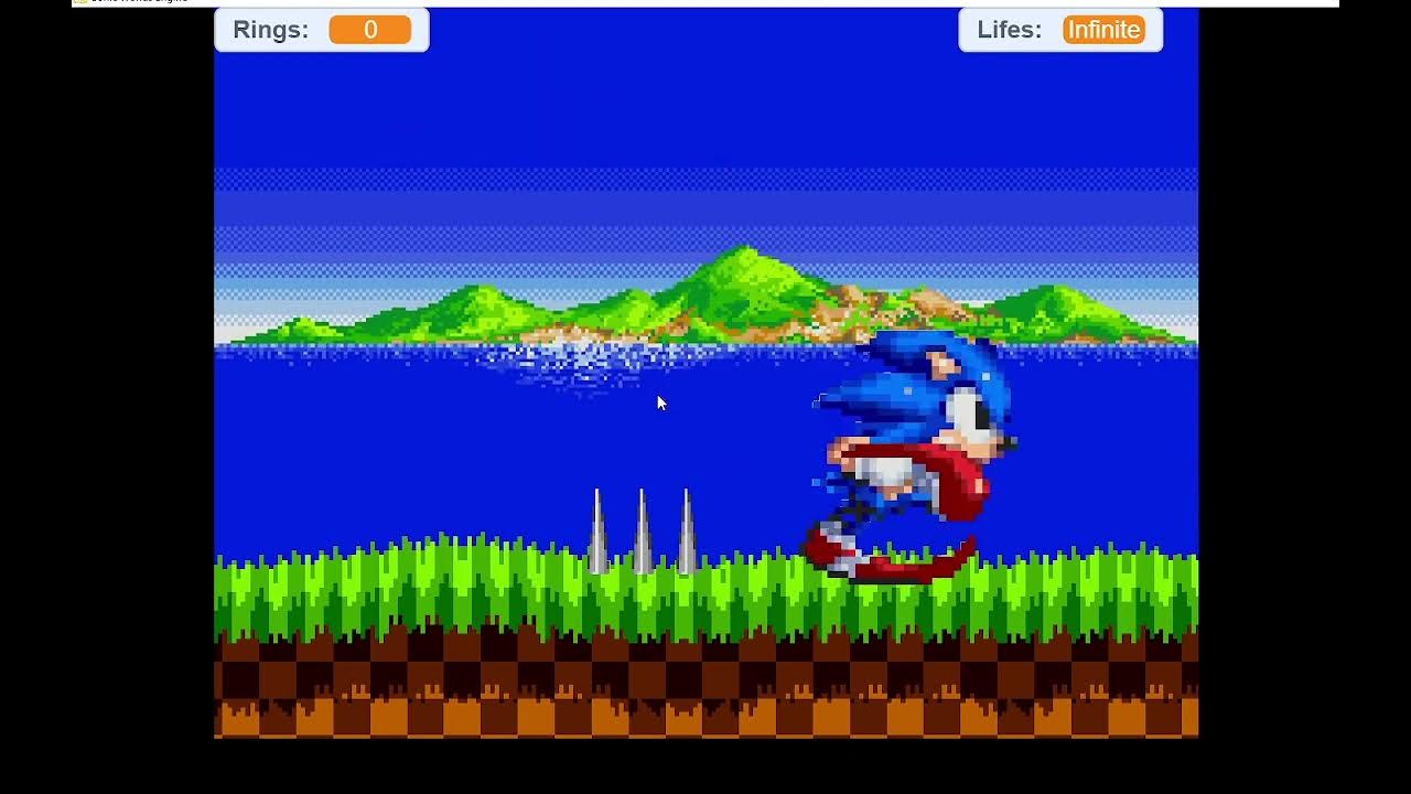 Sonic World Engine Em scratch 3.0 - YouTube