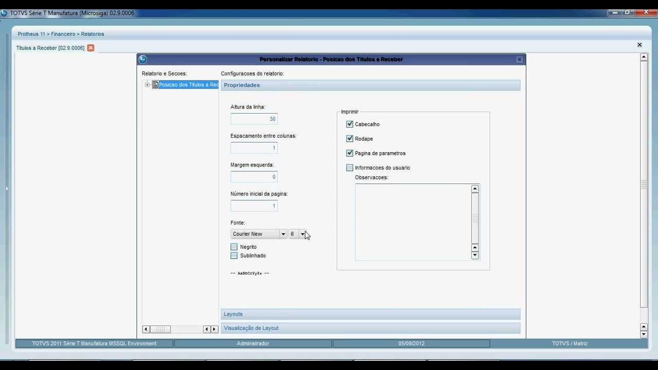 Treinamento Customização Relatório Microsiga Protheus - YouTube