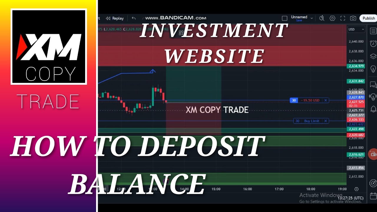 How to deposit in XM copy trade investment website. - YouTube