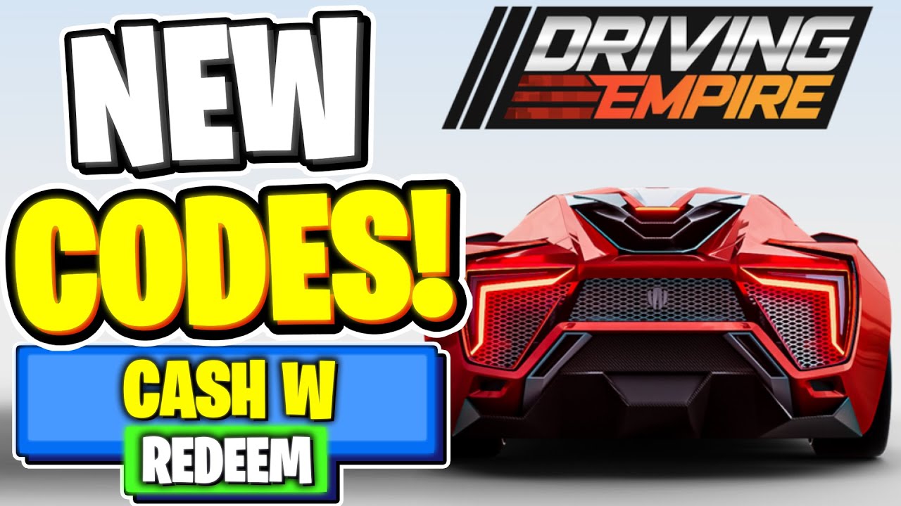 *NEW* ALL WORKING CODES FOR Driving Empire IN APRIL 2024! ROBLOX ...