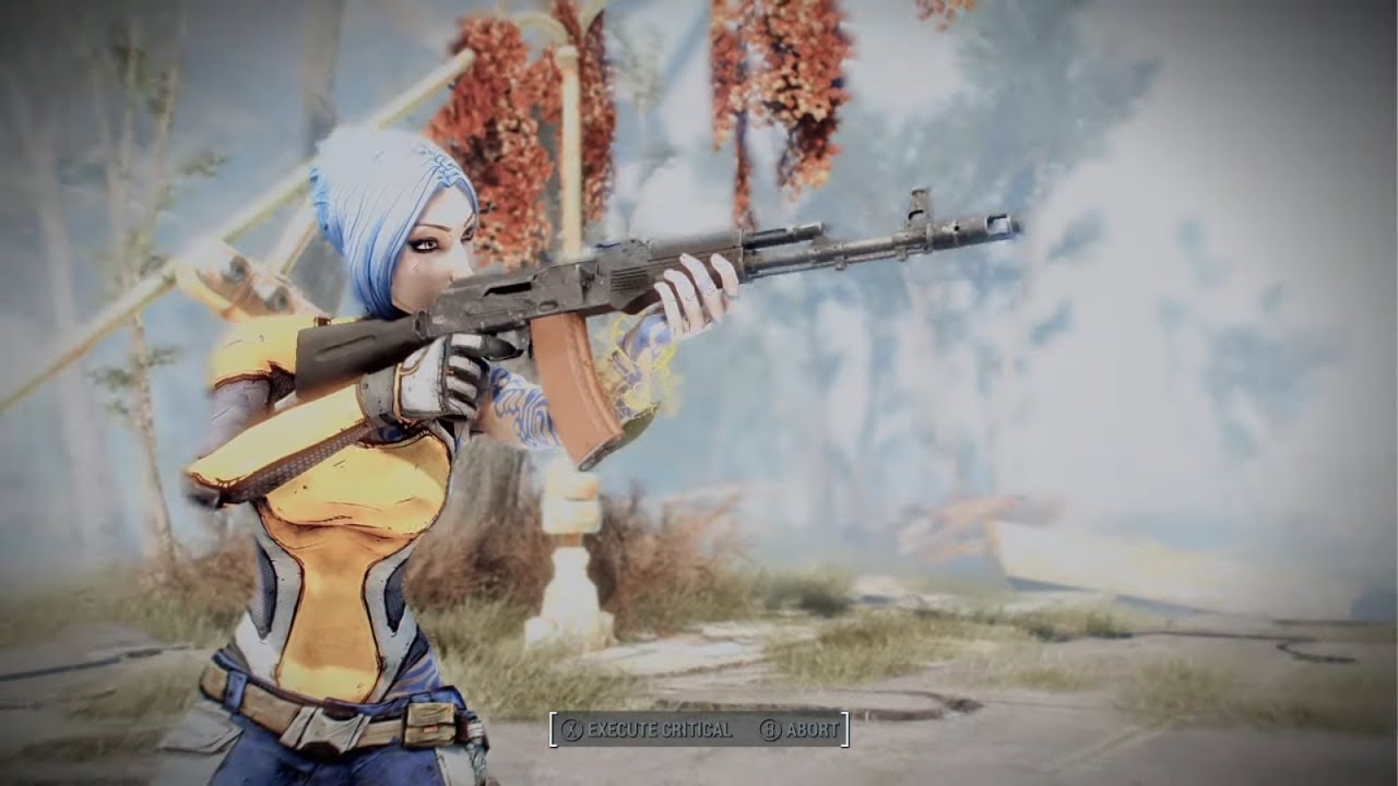 Playing as Maya in Fallout 4 - YouTube