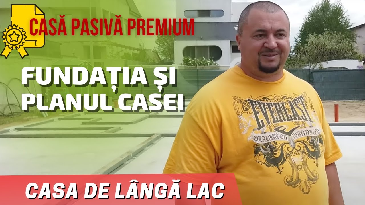 Casa de langa lac | Fundația, planul casei - YouTube