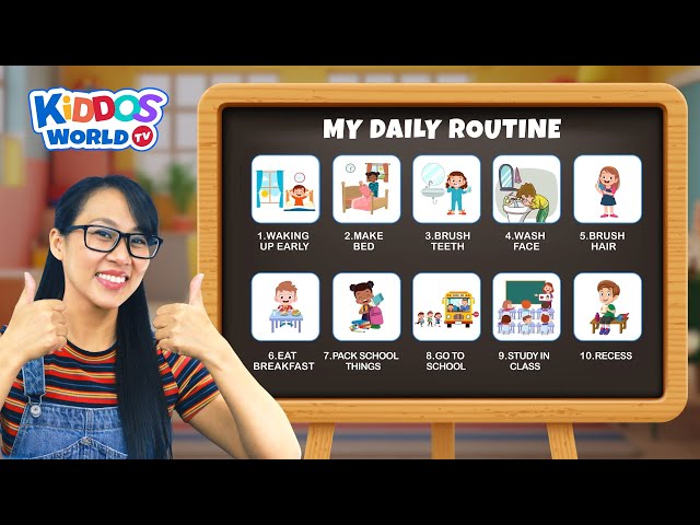 My Daily Routine - Miss V Teaching Everyday Routines and Activities for ...