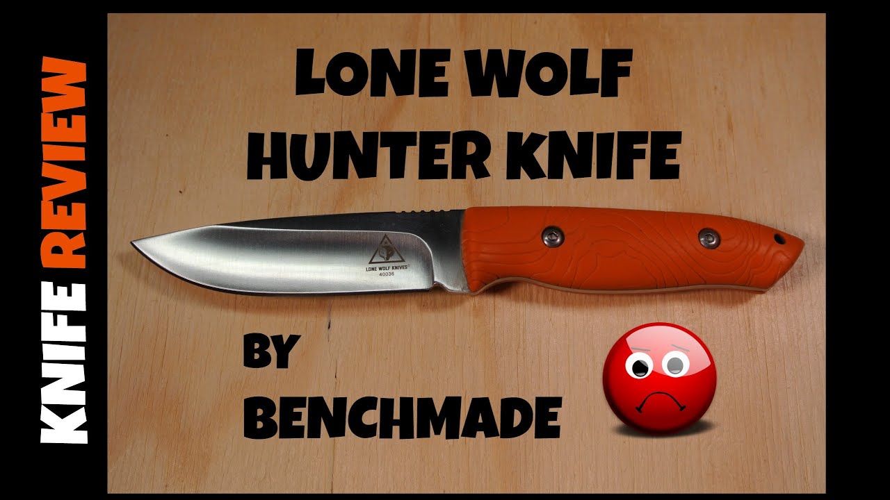 Lone Wolf Hunter Knife by Benchmade - Silent Review - YouTube