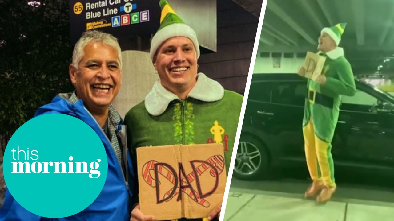 Adopted Son Greets Father With Real-Life Buddy the Elf Speech | This ...