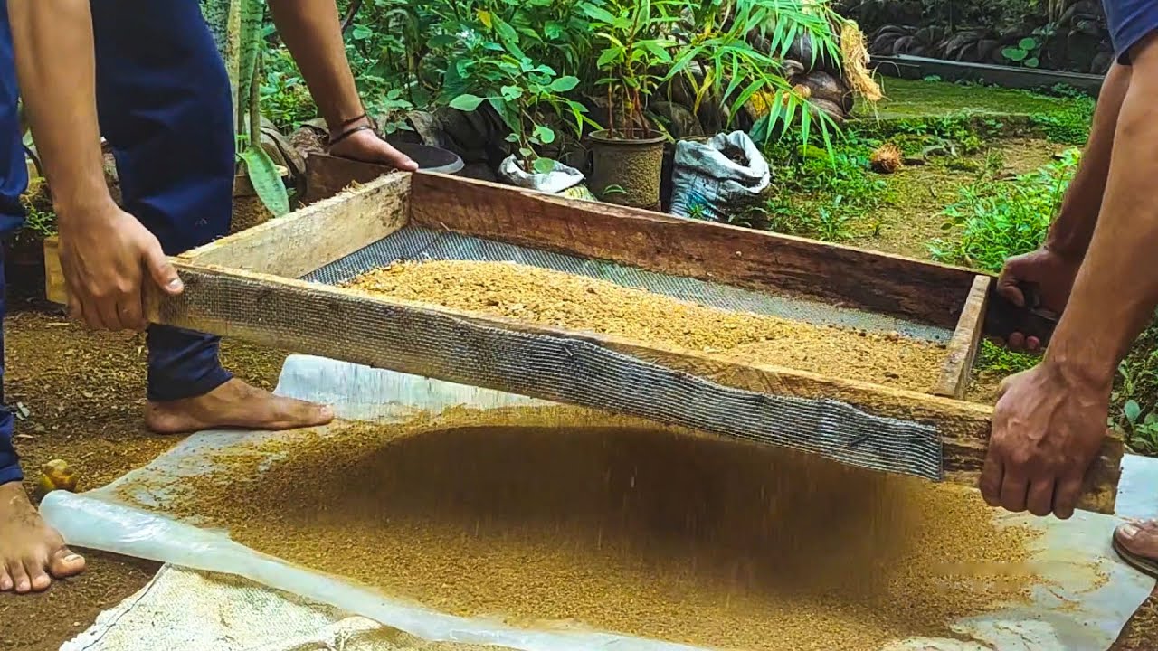 Easy Homemade Sand Sieve - YouTube