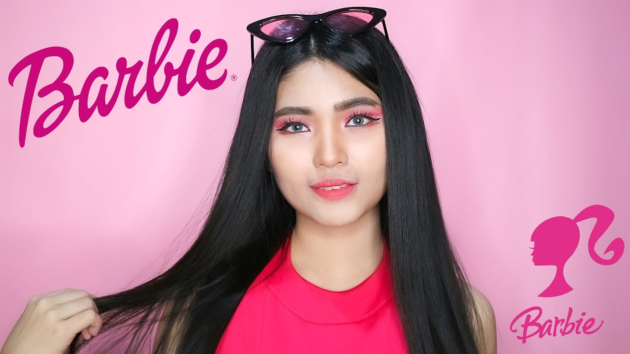 Tutorial Boneka #BARBIECHALLENGE MAKEUP - YouTube