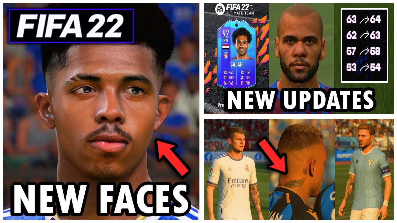 FIFA 22 - NEWS | New Faces WISHLIST, Tattoos, Ratings UPDATE, Adidas ...