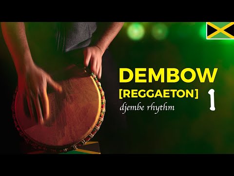 Learn a Dem Bow / Reggaeton Rhythm for Djembe [Dembow 1]