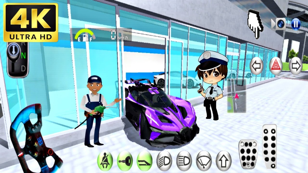 New Buggati Bolide Car in Supercar Store Map | 3d Driving Class Game ...