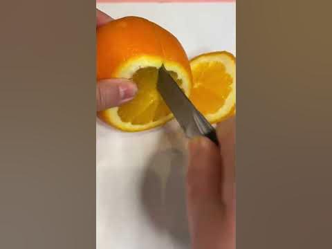 Как почистить апельсин #shorts - YouTube