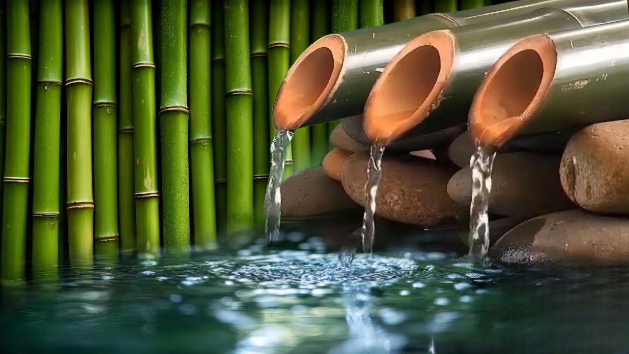 Relaxing Water flow sound with deep Relaxing Music | Nature sounds by ...