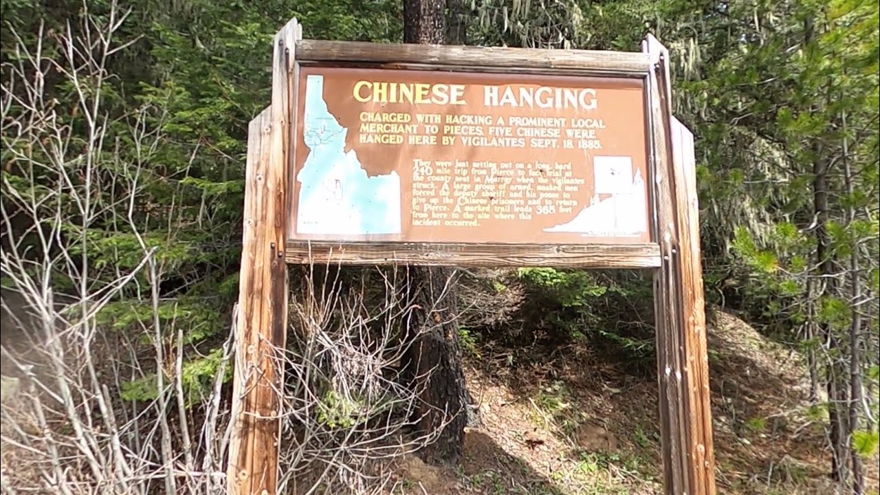 Walking Tour of Idaho - The Chinese Hanging Tree located in Pierce ...
