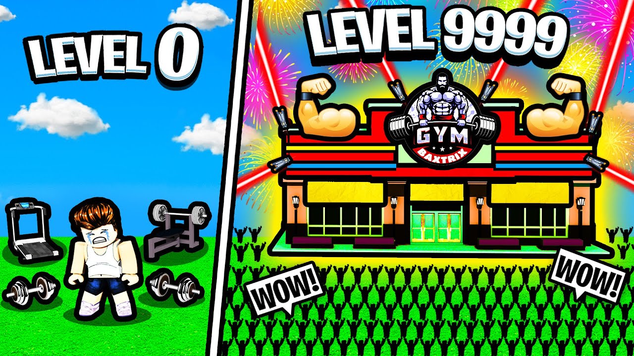 BUILDING MAX LEVEL GYM TYCOON in Roblox! - YouTube