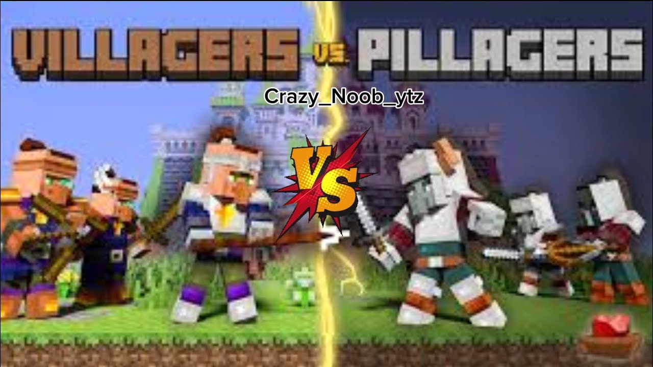 Mutant 🤯 Mobs battle Minecraft Villager vs pillager Who will 🤔win - YouTube