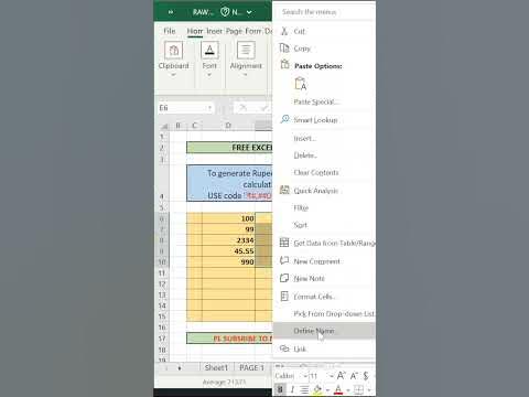 HOW TO INSERT RUPEE SYMBOL IN EXCEL #excel #exceltips #exceltricks #microsoftexcel #spreadsheet ...