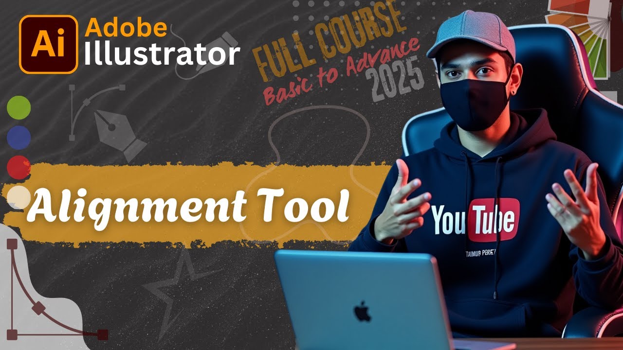 Alignment Tool in Illustrator | Adobe Illustrator Tutorial in Hindi - YouTube