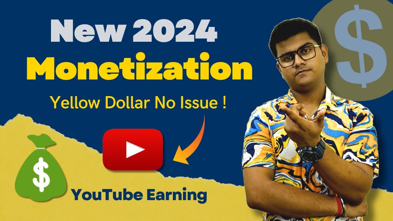 Yellow Dollar Sign In YouTube | YouTube Reused Content Monetization # ...