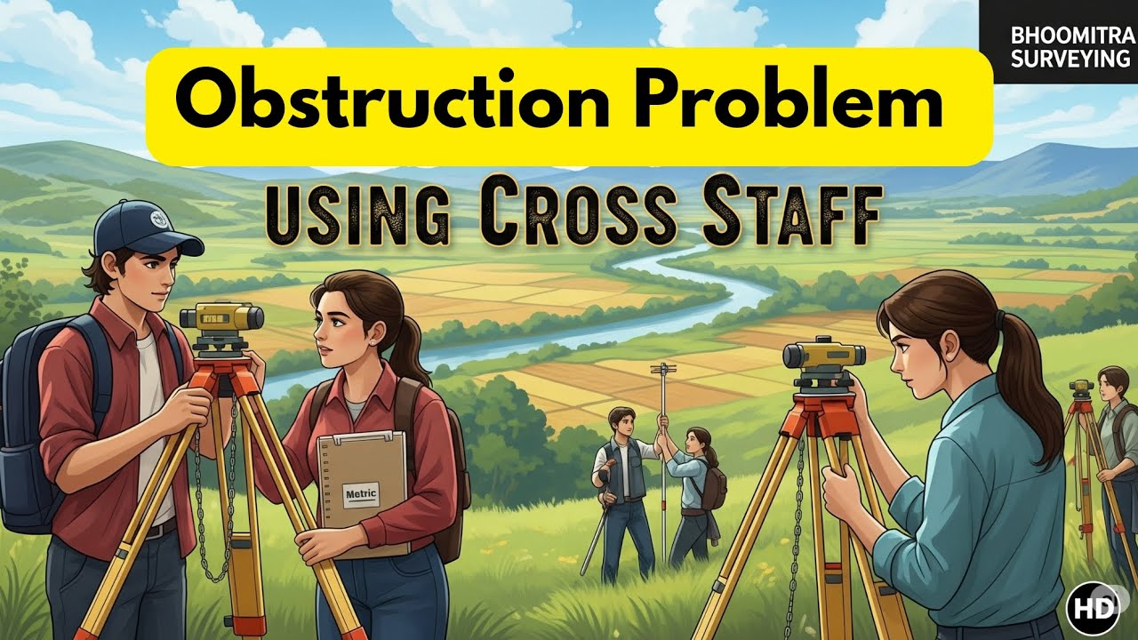 Obstructions in Measurement using Cross Staff | Bhoomitra Surveying ...