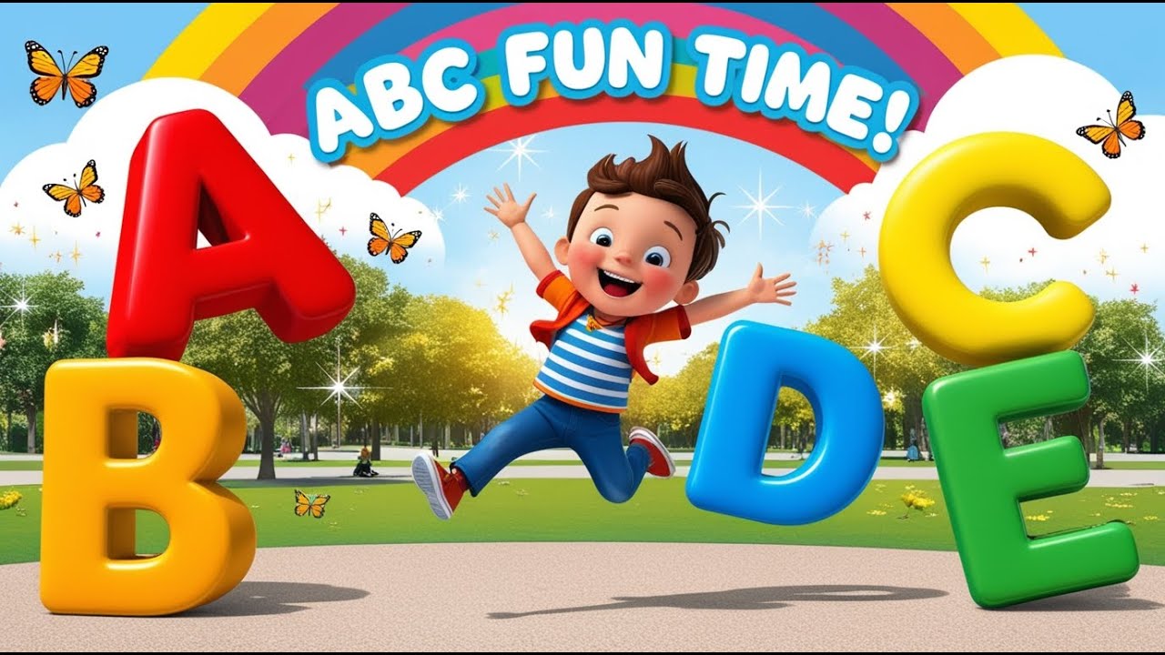 Phonics(ABCD) educational fun song for kids. Learning Alphabets with ...