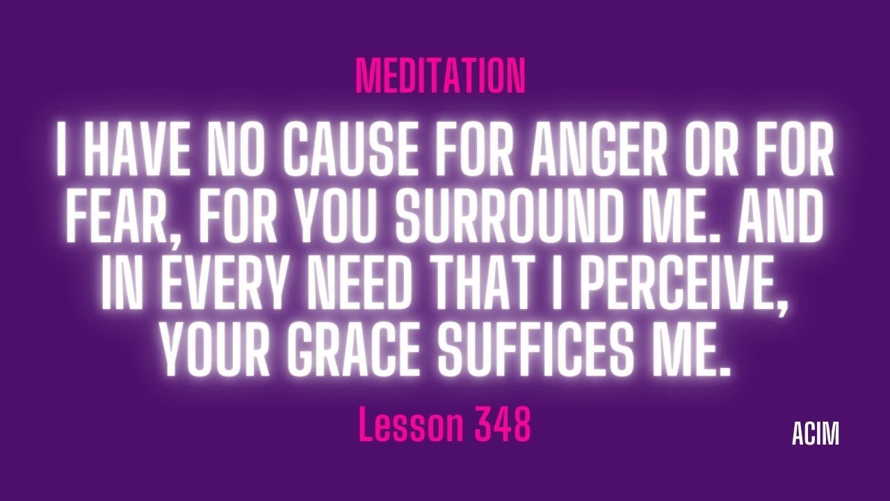 2025 Lesson 348 - A Course in Miracles Text and Meditation - YouTube