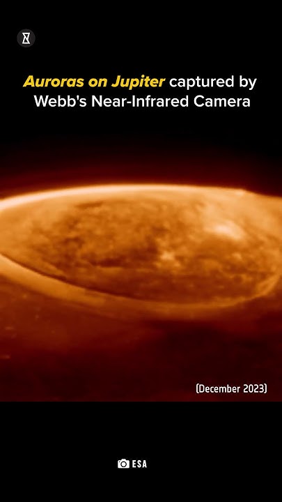 Jaw-Dropping Auroras on Jupiter Captured by Webb Telescope! #shorts #aurora - YouTube