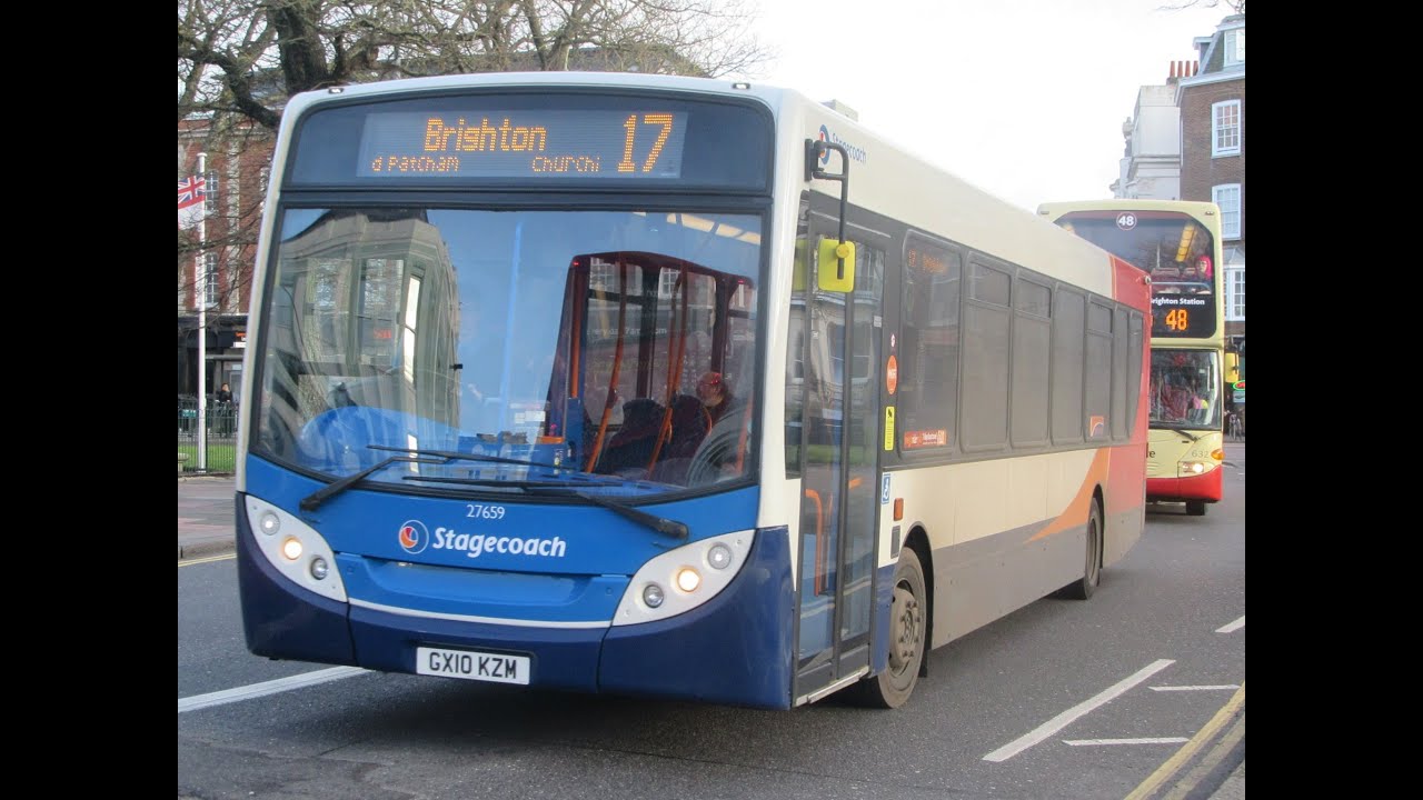 Stagecoach 27659 GX10KZM on route 17 - YouTube