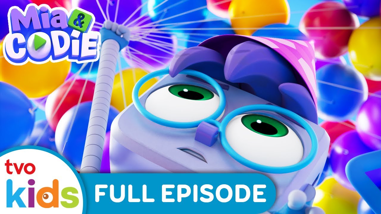 MIA & CODIE - Balloons, Balloons, Balloons 🎈🤖 NEW 2024 Coding For Kids 💻 Season 1 | TVOkids ...