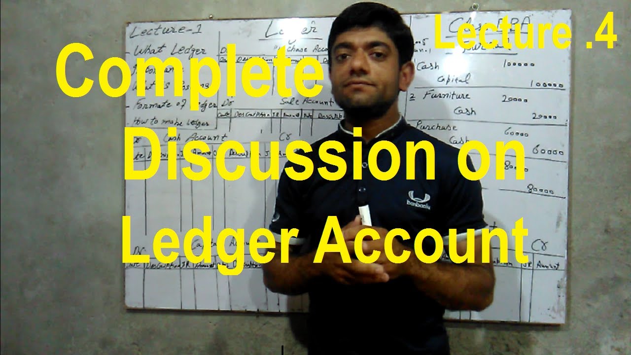 How to make Ledger? How to post Journal entries in Ledger accounts ...