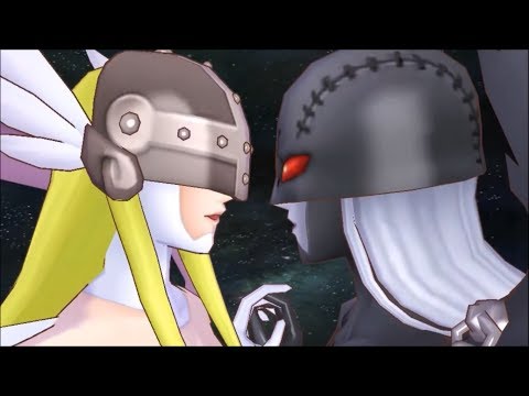 エンジェウーモン レディーデビモン ((ジョグレス進化) Angewomon e LadyDevimon (Jogress Evolución)