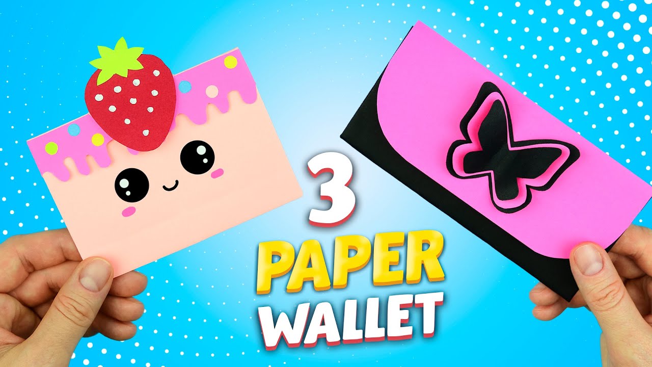 3 DIY Paper Wallet Craft How To Make Paper Wallet Tutorial YouTube 3 DIY Paper Wallet Craft How To Make Paper Wallet Tutorial YouTube
