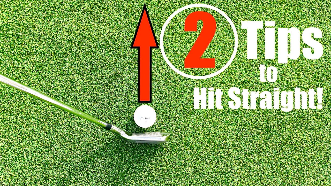 How to Hit DEAD Straight Iron Shots! - YouTube