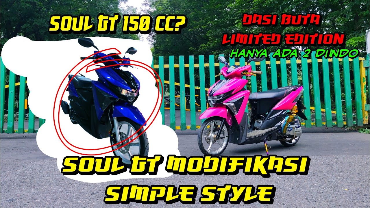 Soul gt 125 ft soul gt 150 modifikasi simple style #modifikasi # ...