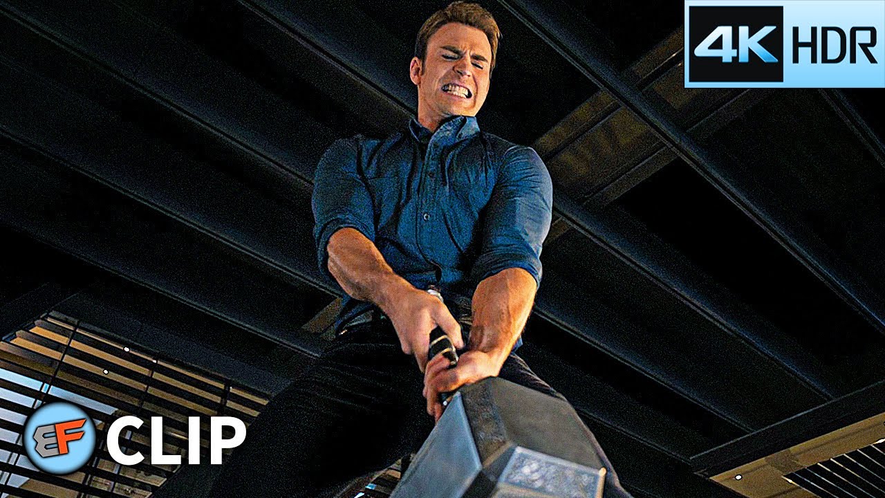 Lifting Thor's Hammer "You're All Not Worthy" Scene | Avengers Age of ...
