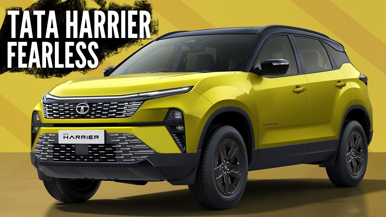 2023 Tata Harrier Fearless - Sunlit Yellow - First Look - Images ...